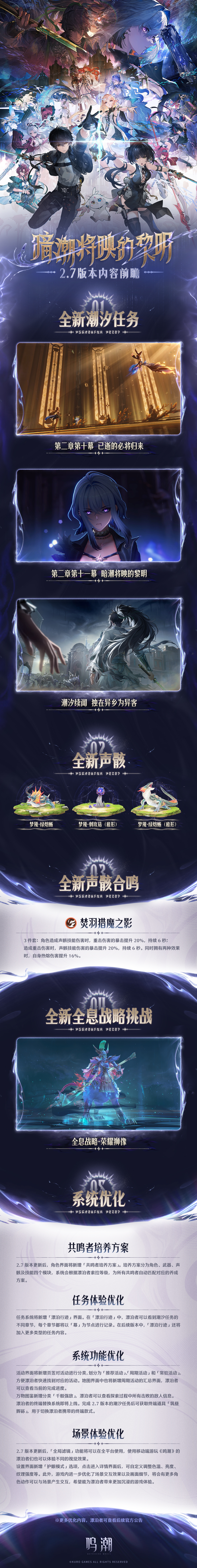 [新闻]《鸣潮》版本前瞻 | 2.7版本'暗潮将映的黎明' NGA玩家社区